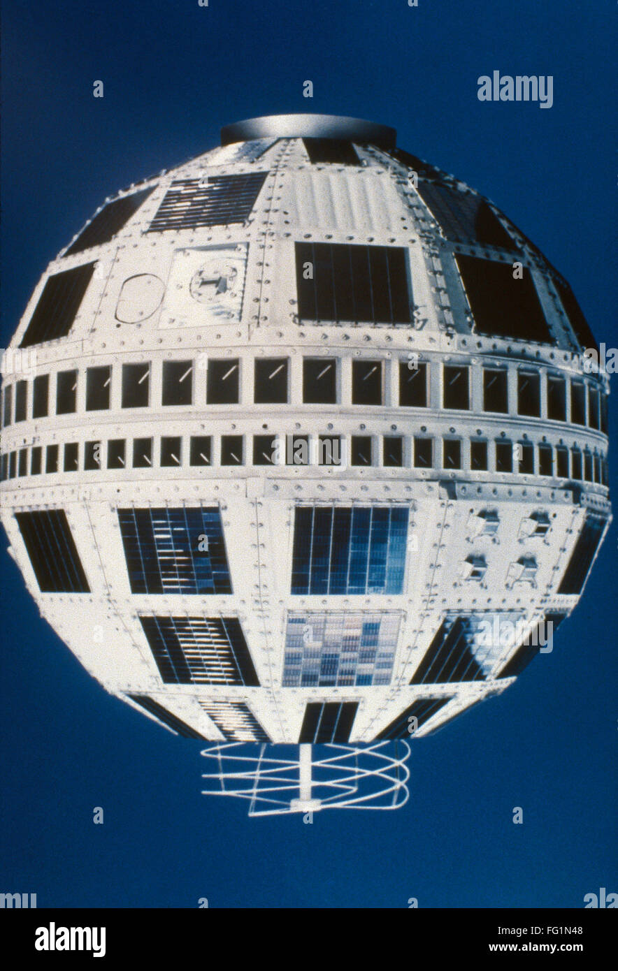 SATELLITE: TELSTAR, 1962./nA model of the Telstar I communications ...
