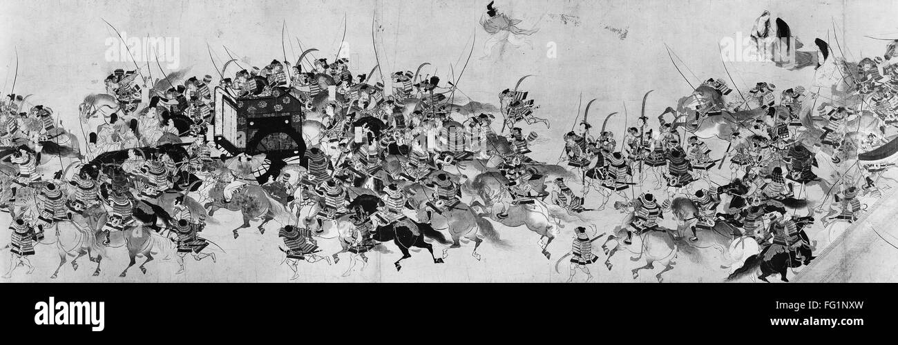 JAPAN: HEIJI REBELLION. /nOutside Sanjo palace in Kyoto, the rebel ...