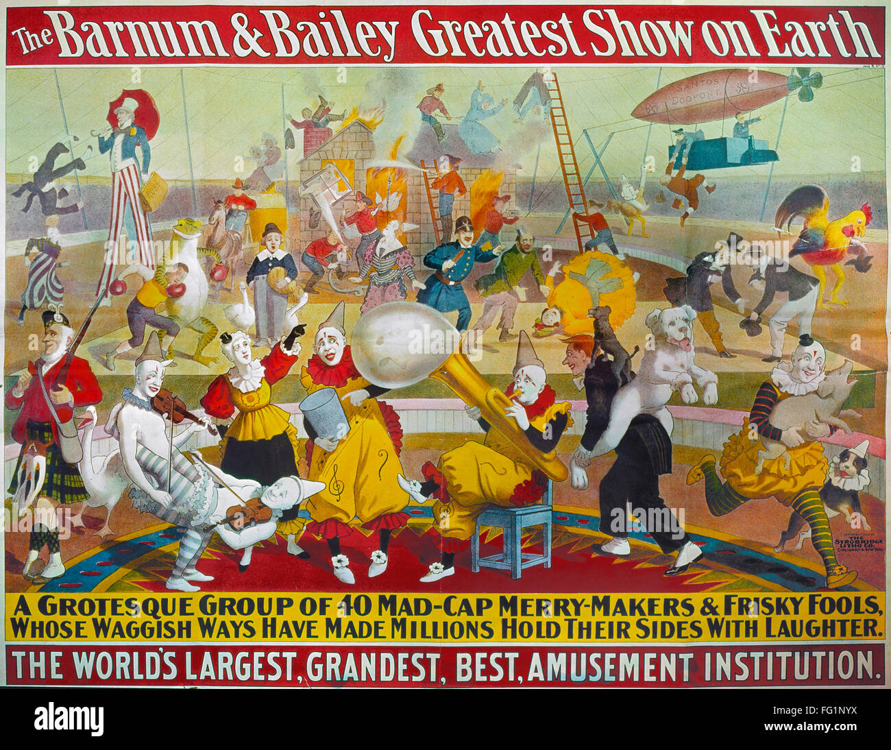 CIRCUS POSTER, 1903. /n'The Barnum & Bailey Greatest Show on Earth, A ...