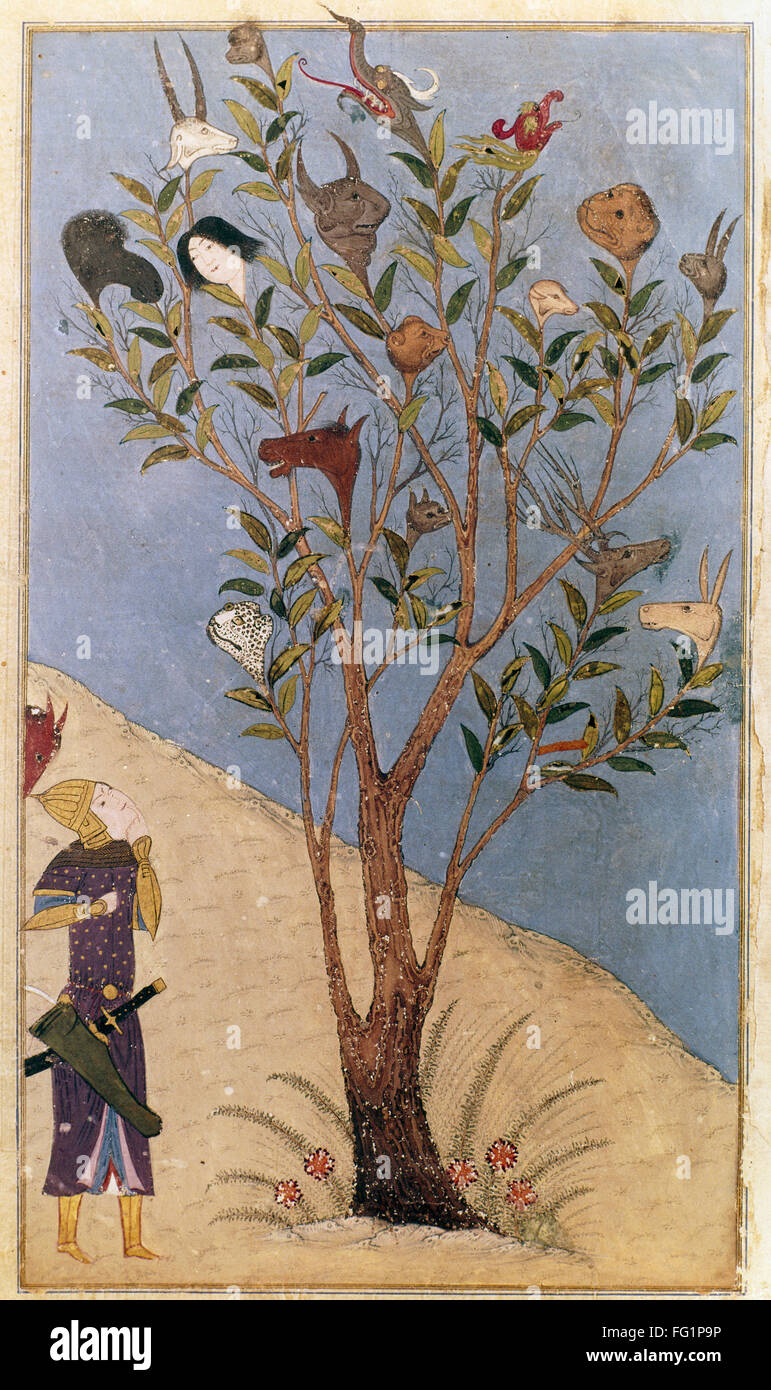 ALEXANDER & TALKING TREE. /nAlexander the Great contemplates the ...