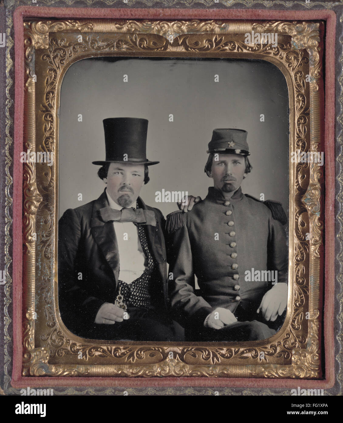 CIVIL WAR: SOLDIER, c1863. /nPortrait of a Confederate soldier and his ...