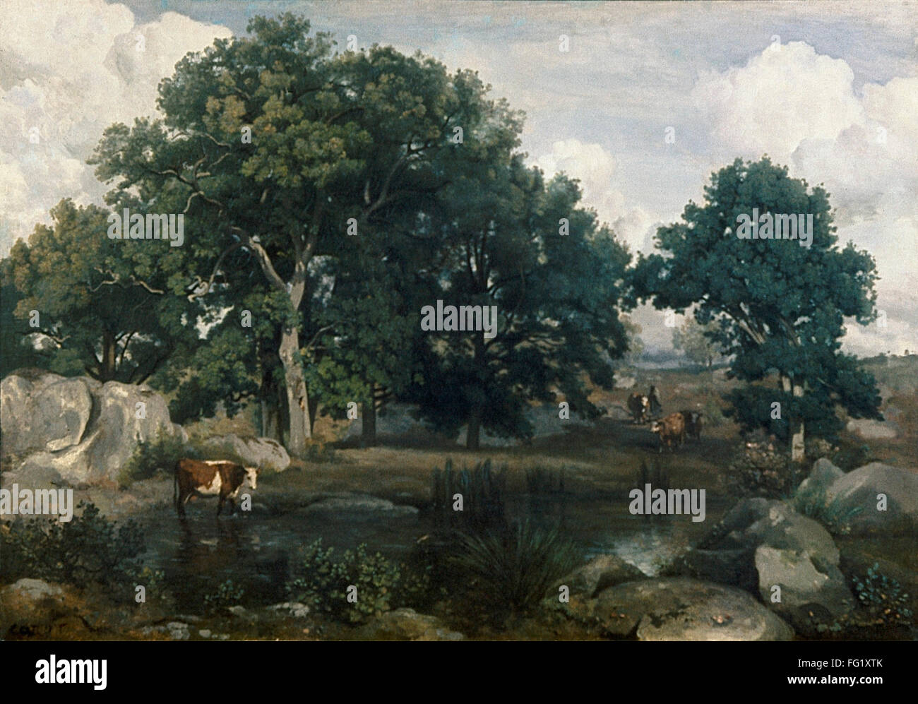 Camille corot landscape hi-res stock photography and images - Alamy