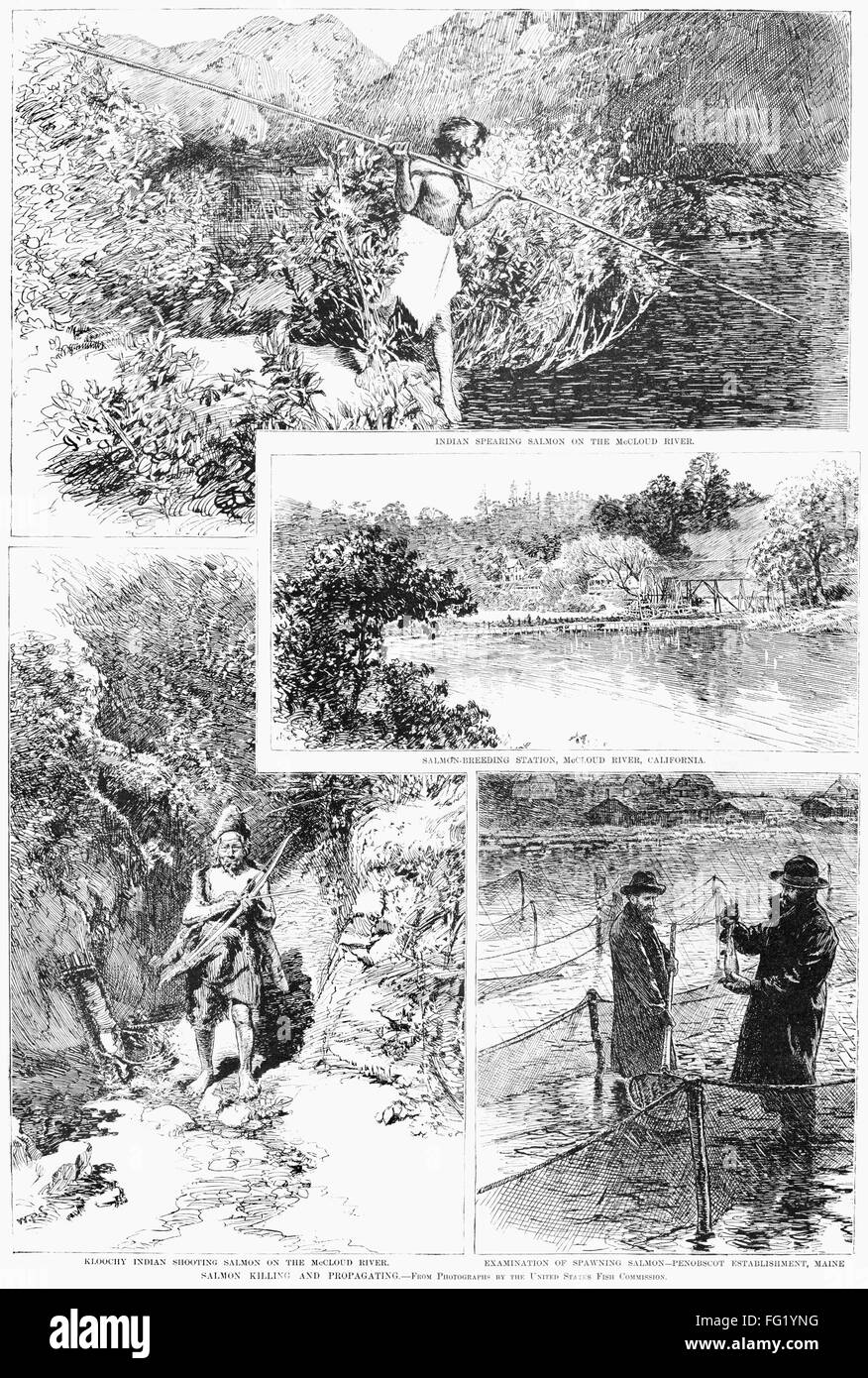 Native american fishing net High Resolution Stock Photography and ...