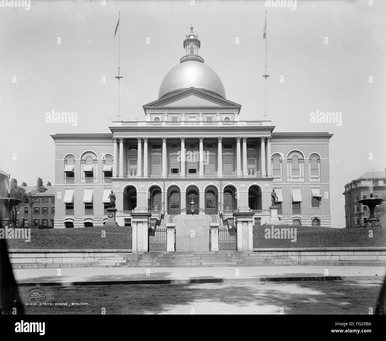BOSTON: STATE HOUSE, c1899. /nThe Massachusetts State House in Boston ...