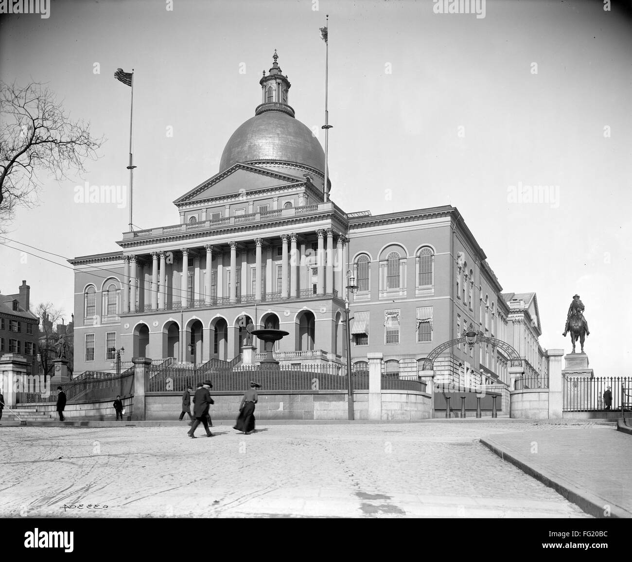 BOSTON: STATE HOUSE, c1905. /nThe Massachusetts State House in Boston ...