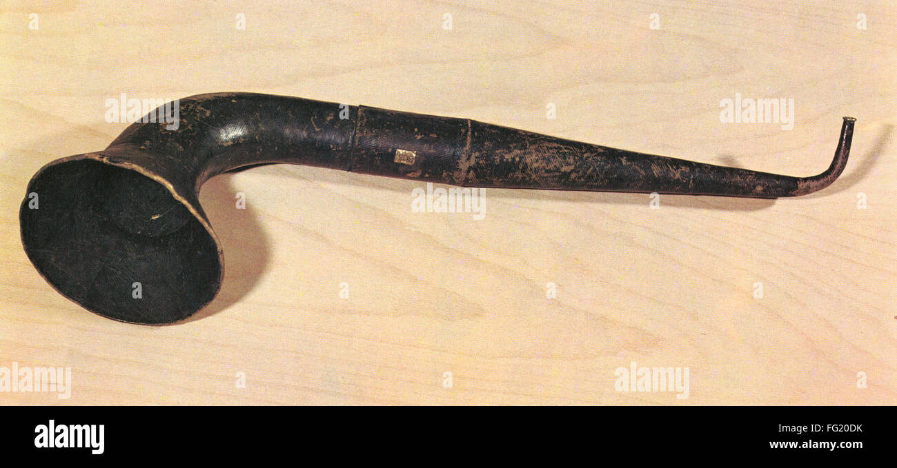 BEETHOVEN: EAR TRUMPET. /nEar trumpet belonging to German composer ...