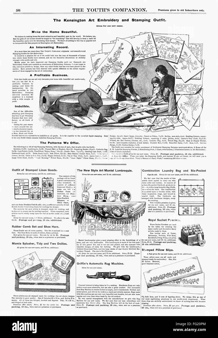 AD: HOUSEWARES, 1890. /nAmerican magazine advertisements for various ...
