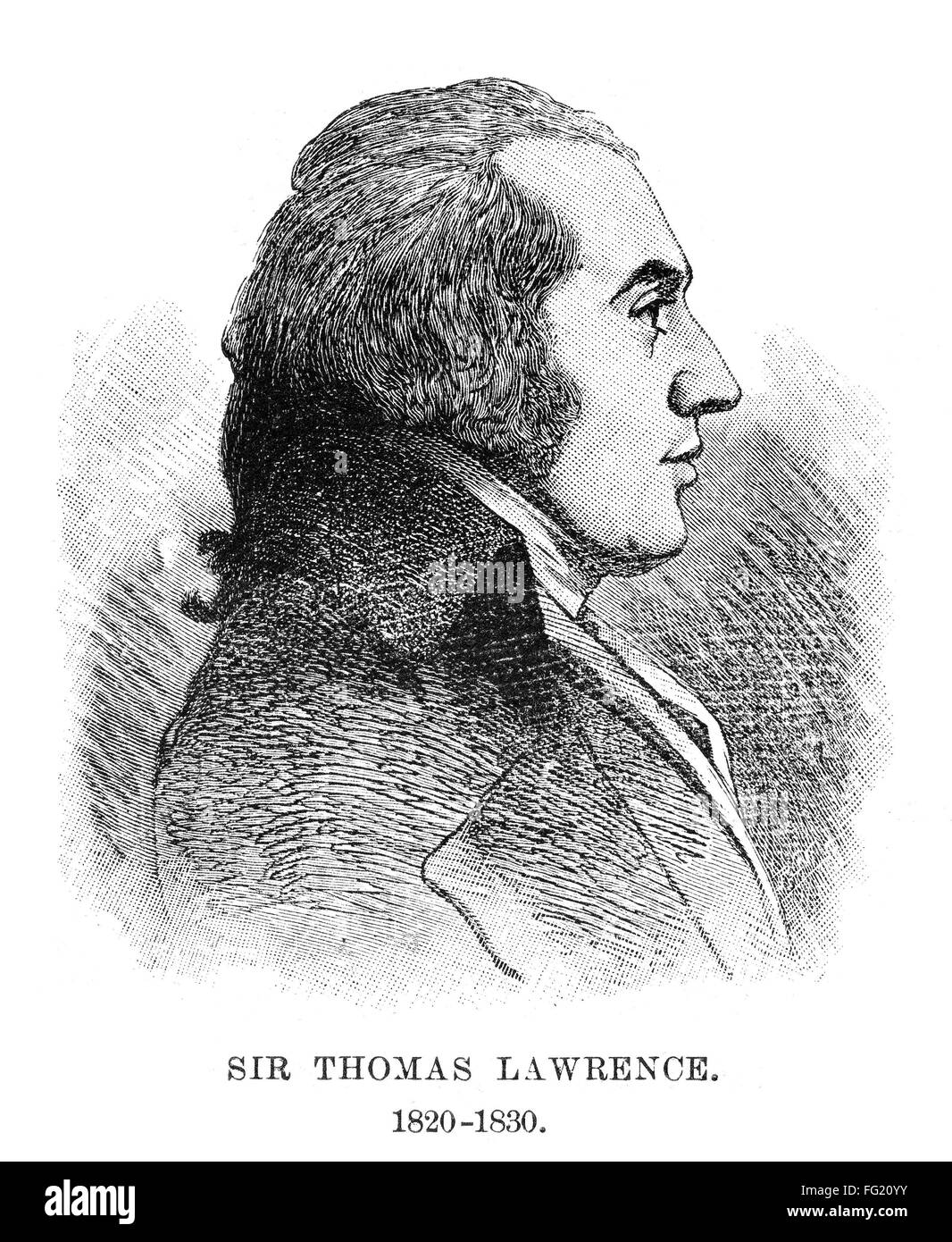 SIR THOMAS LAWRENCE /n(1769-1830). English painter and president of the ...