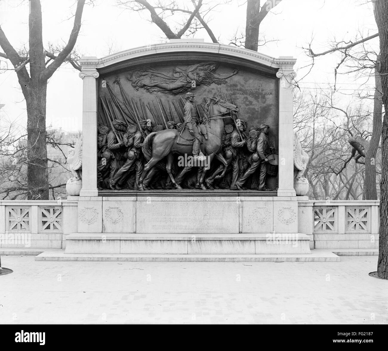 BOSTON: SHAW MEMORIAL. /nThe memorial to Colonel Robert Gould Shaw and ...