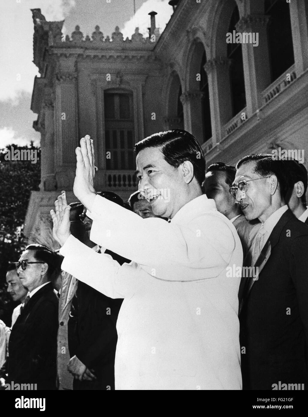 NGO DINH DIEM (1901-1963). /nVietnamese political leader. As President ...