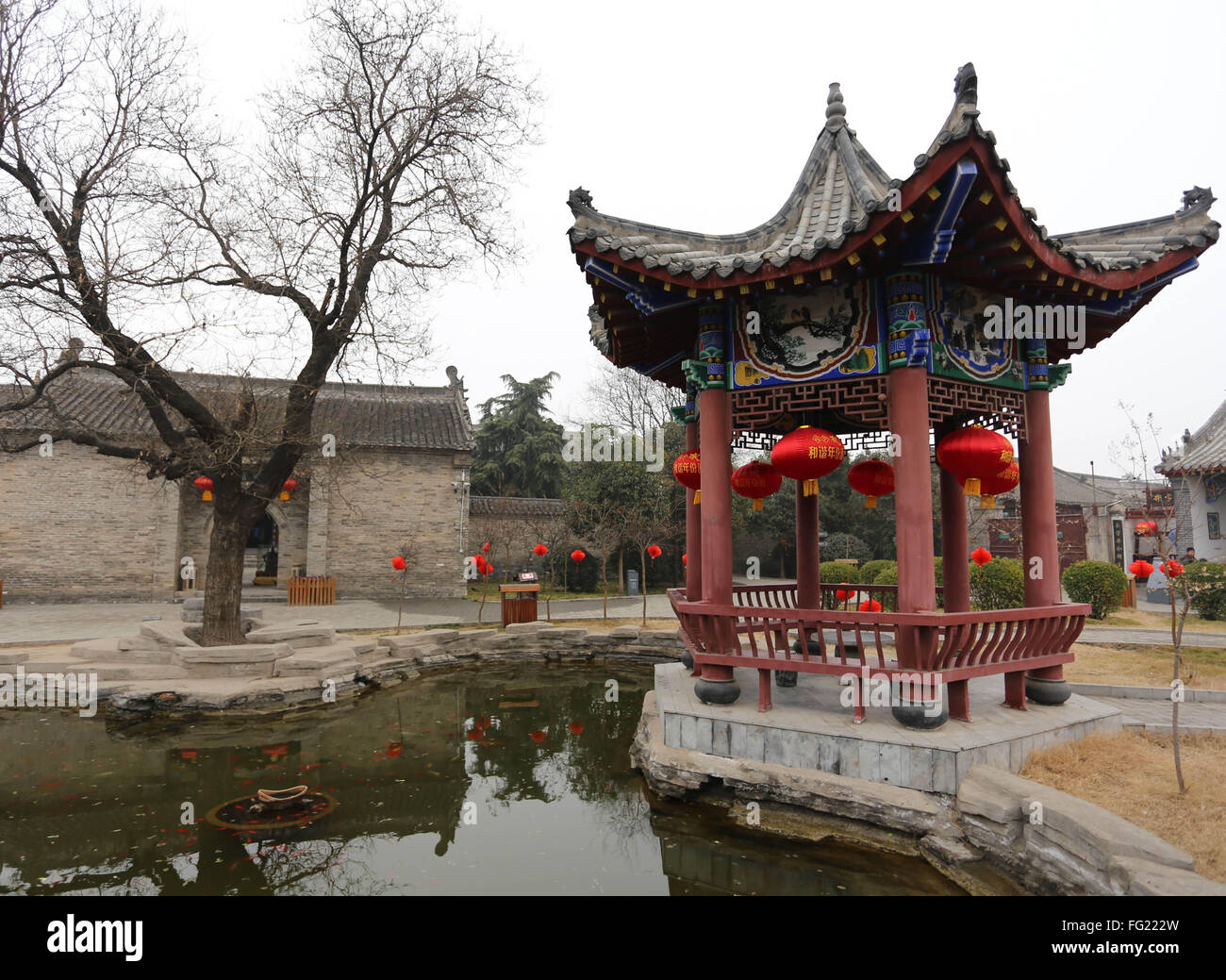 Bozhou, Bozhou, CHN. 17th Feb, 2016. An ancient theatre. © SIPA Asia ...