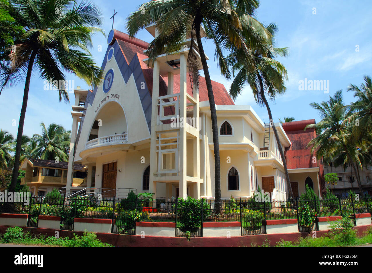 Holy Trinity Church Benaulim Goa Maharashtra India Asia September 2010 ...