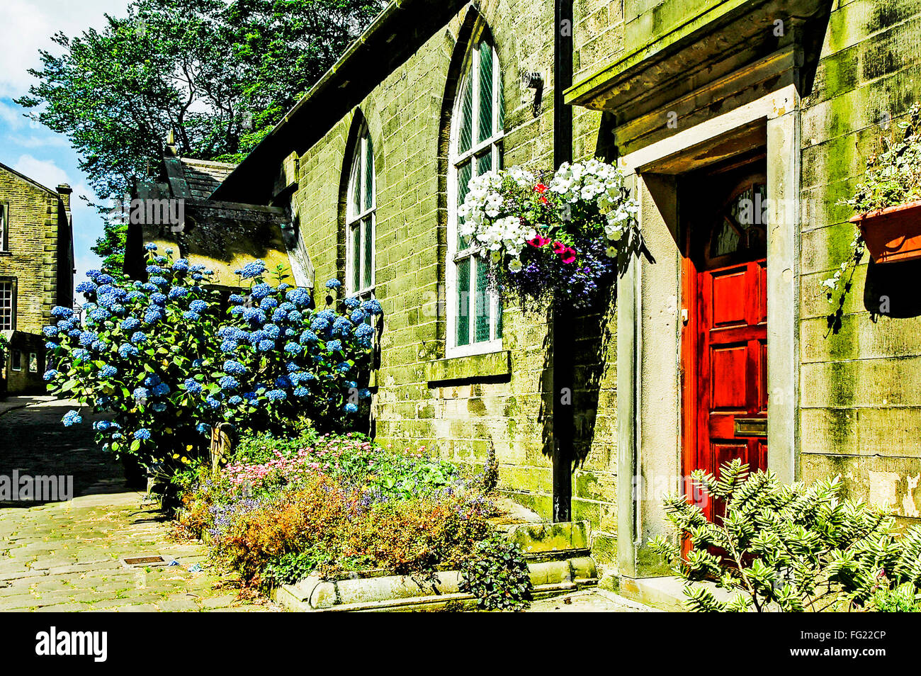 Bronte Country Yorkshire, West Riding Stock Photo - Alamy