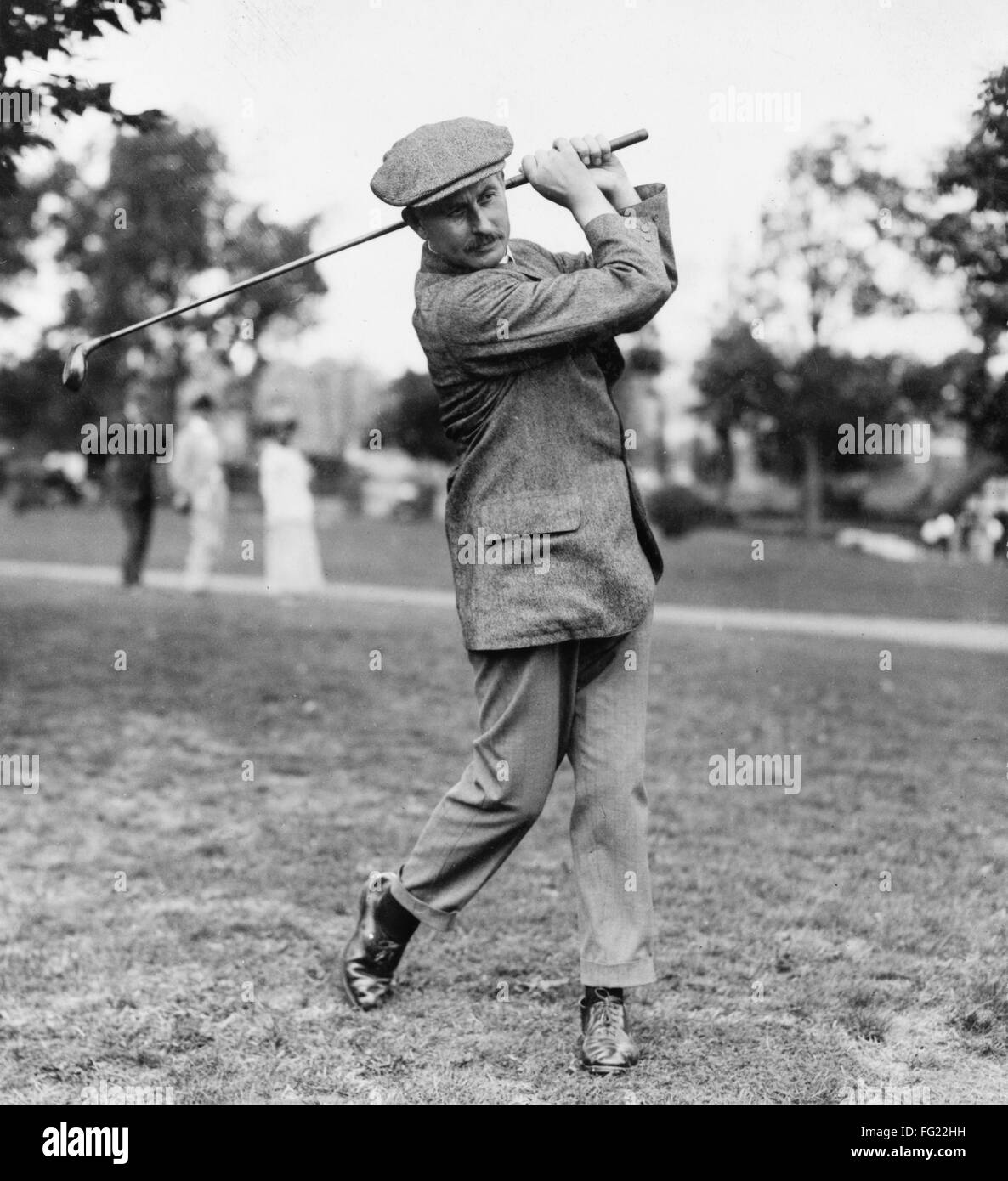 HARRY VARDON (1870-1937). /nAmerican golfer. Photograph, c1910 Stock ...