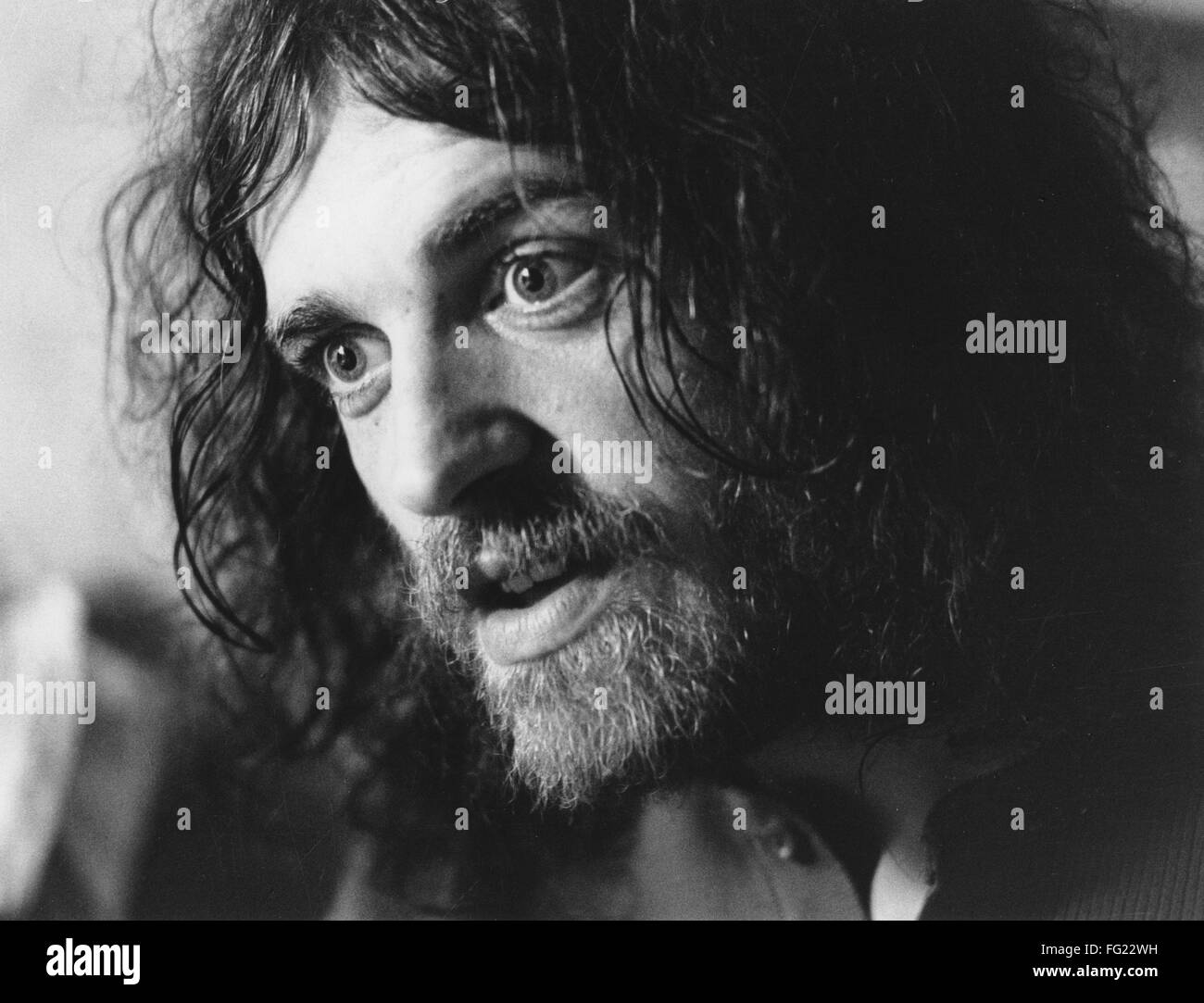JOE COCKER (1944-). /nBritish musician Joe Cocker is interviewed in his ...