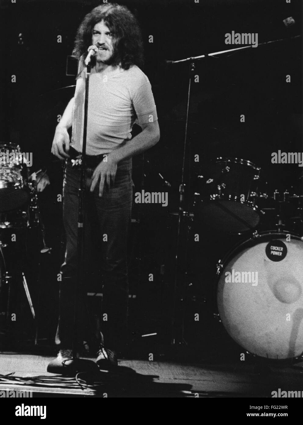 JOE COCKER (1944-). /nBritish musician Joe Cocker performs at the ...