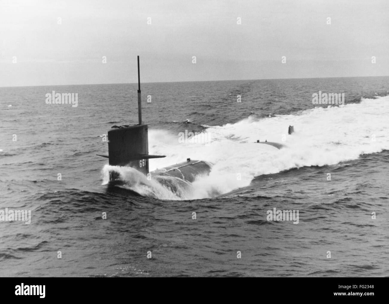 SUBMARINE: USS LAPON, 1967. /nThe USS Lapon, SSN-661, nuclear powered ...