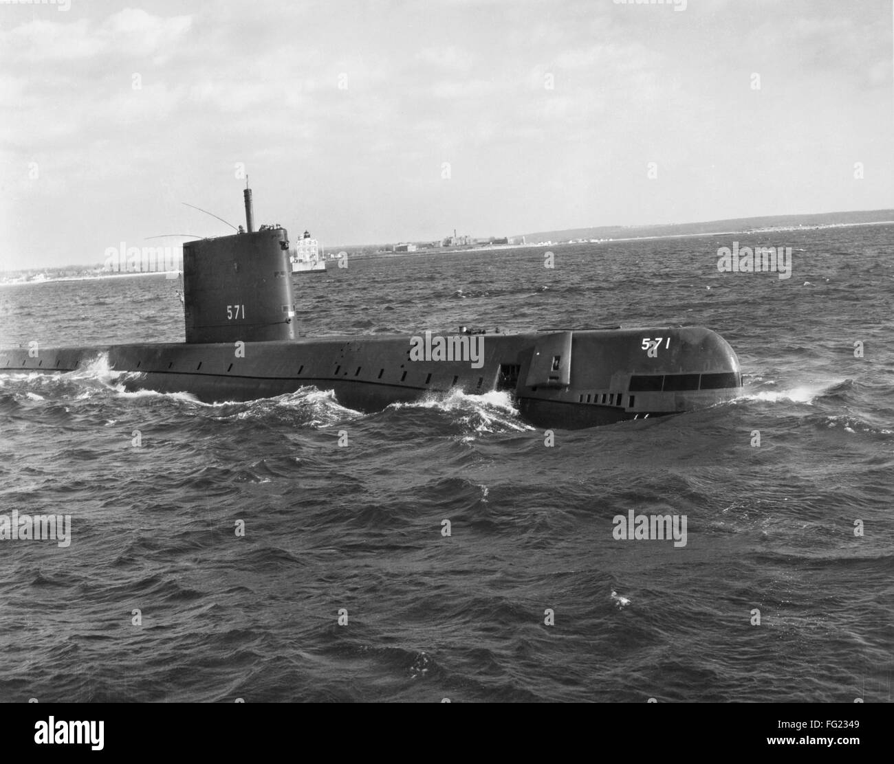 SUBMARINE: USS NAUTILUS. /nThe USS Nautilus, SSN-571, the world's first ...