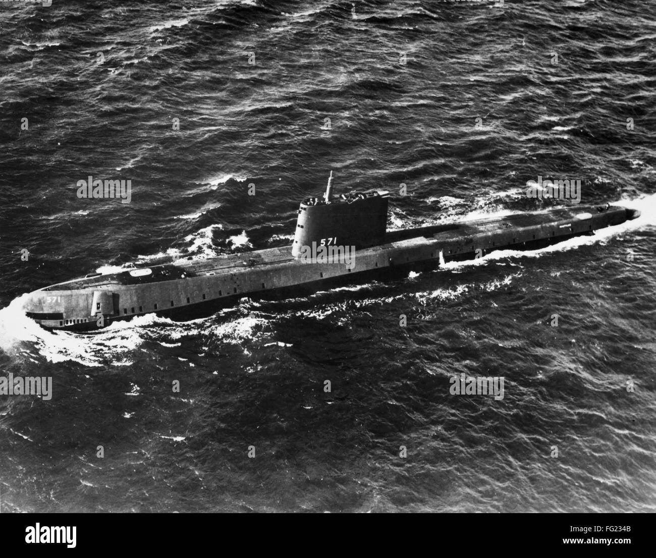 SUBMARINE: USS NAUTILUS. /nThe USS Nautilus, SSN-571, the world's first ...