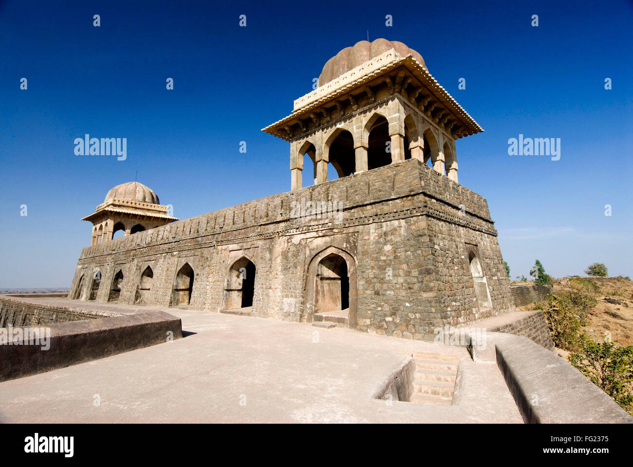 Rani Roopmati pavilion at Mandu , Madhya Pradesh , India Stock Photo ...