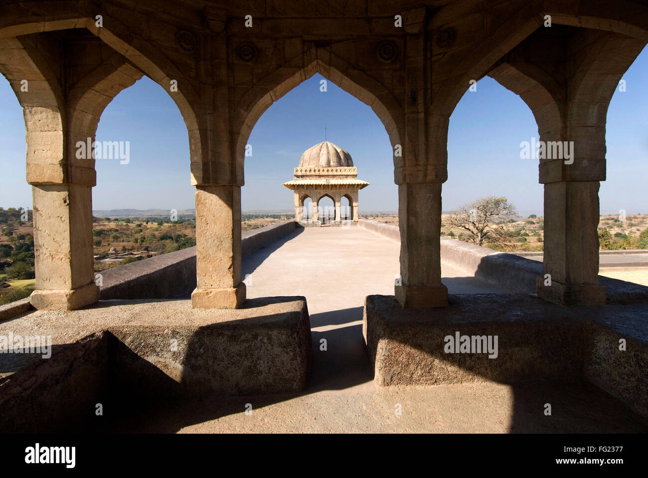 Rani Roopmati pavilion at Mandu , Madhya Pradesh , India Stock Photo ...