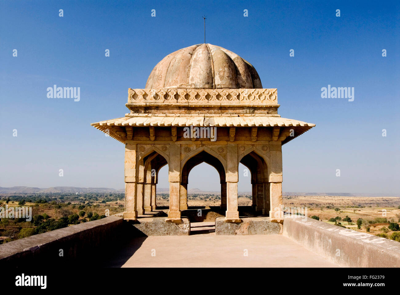 Rani Roopmati pavilion at Mandu , Madhya Pradesh , India Stock Photo ...
