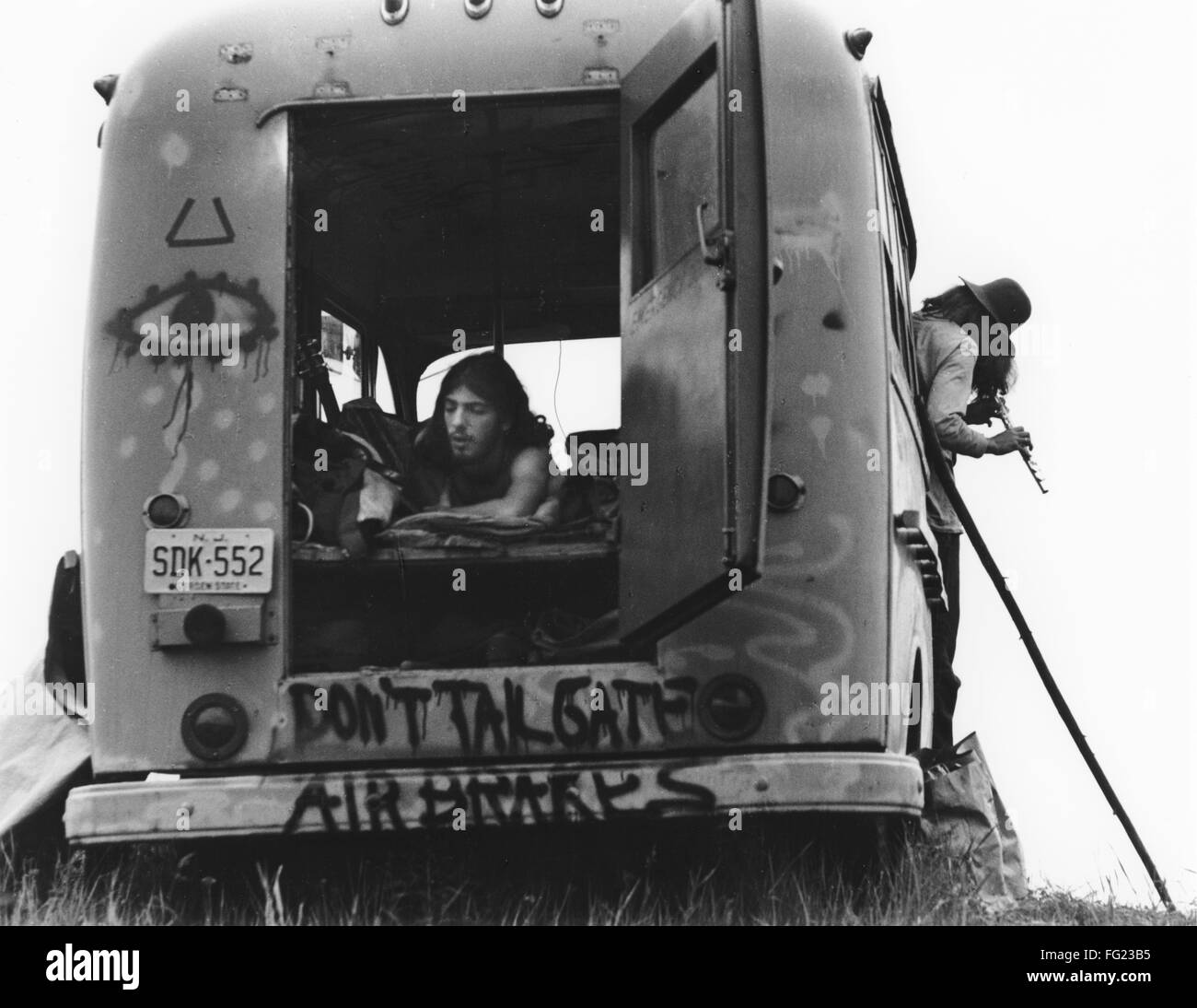 HIPPIE MOVEMENT, 1970. /nHippies attending the Alternative Media ...