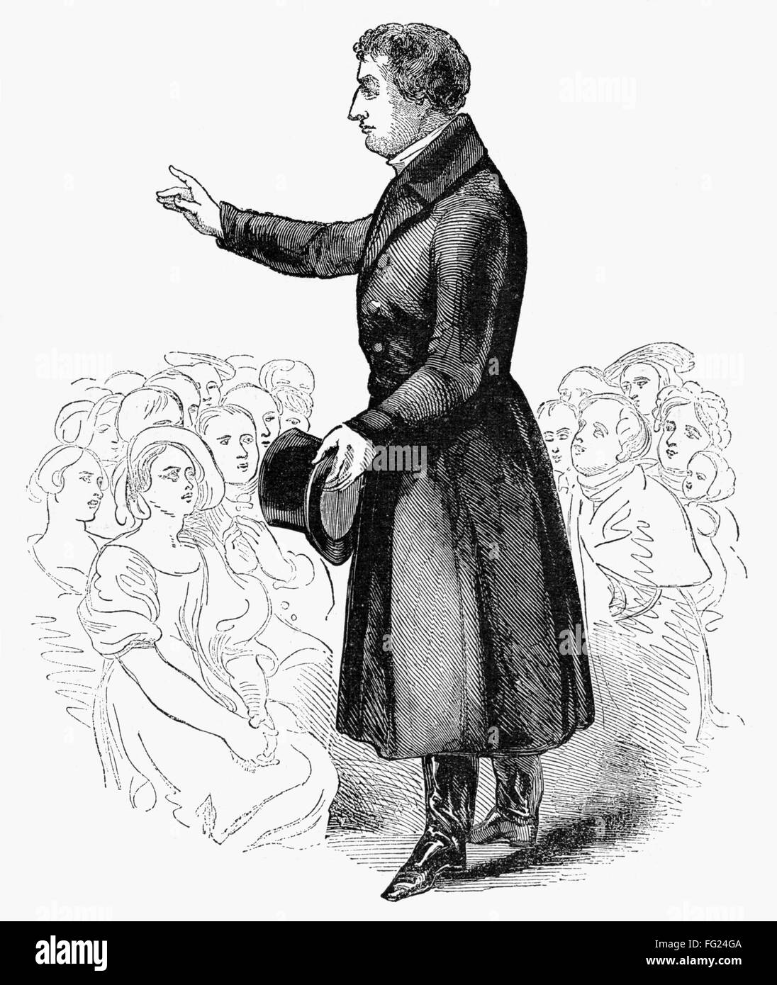 THEOBALD MATHEW (1790-1856). /nIrish priest and temperance leader ...