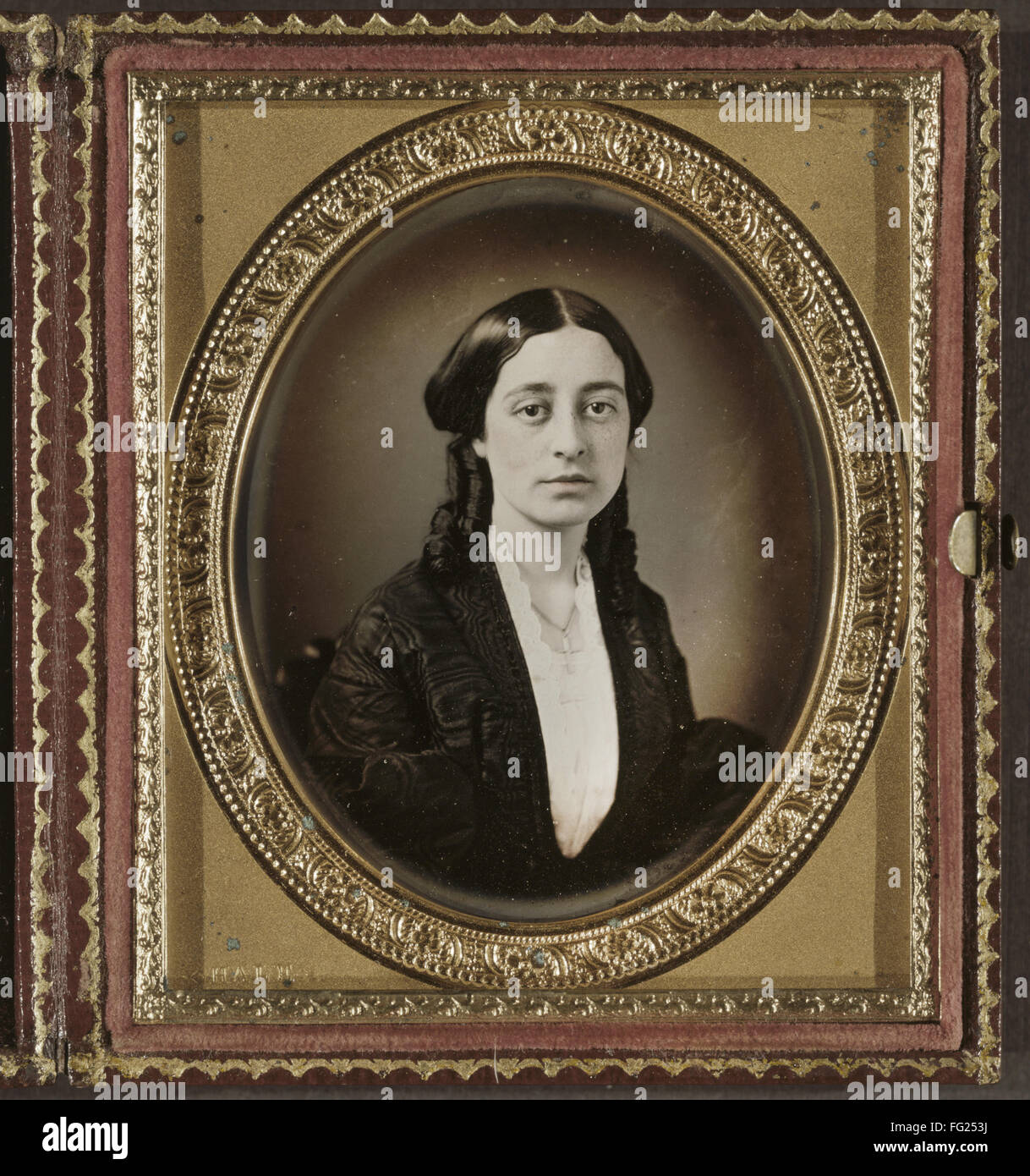 DAGUERREOTYPE: WOMAN. /nPortrait of Mary Susan Everett Abbot ...