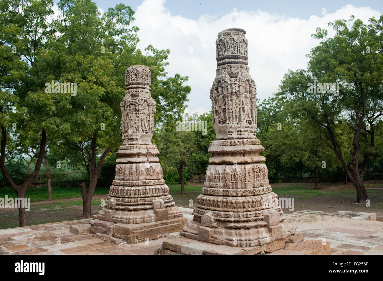 Torana gateway at sun temple in modhera ; Mehsana ; Gujarat ; India ...