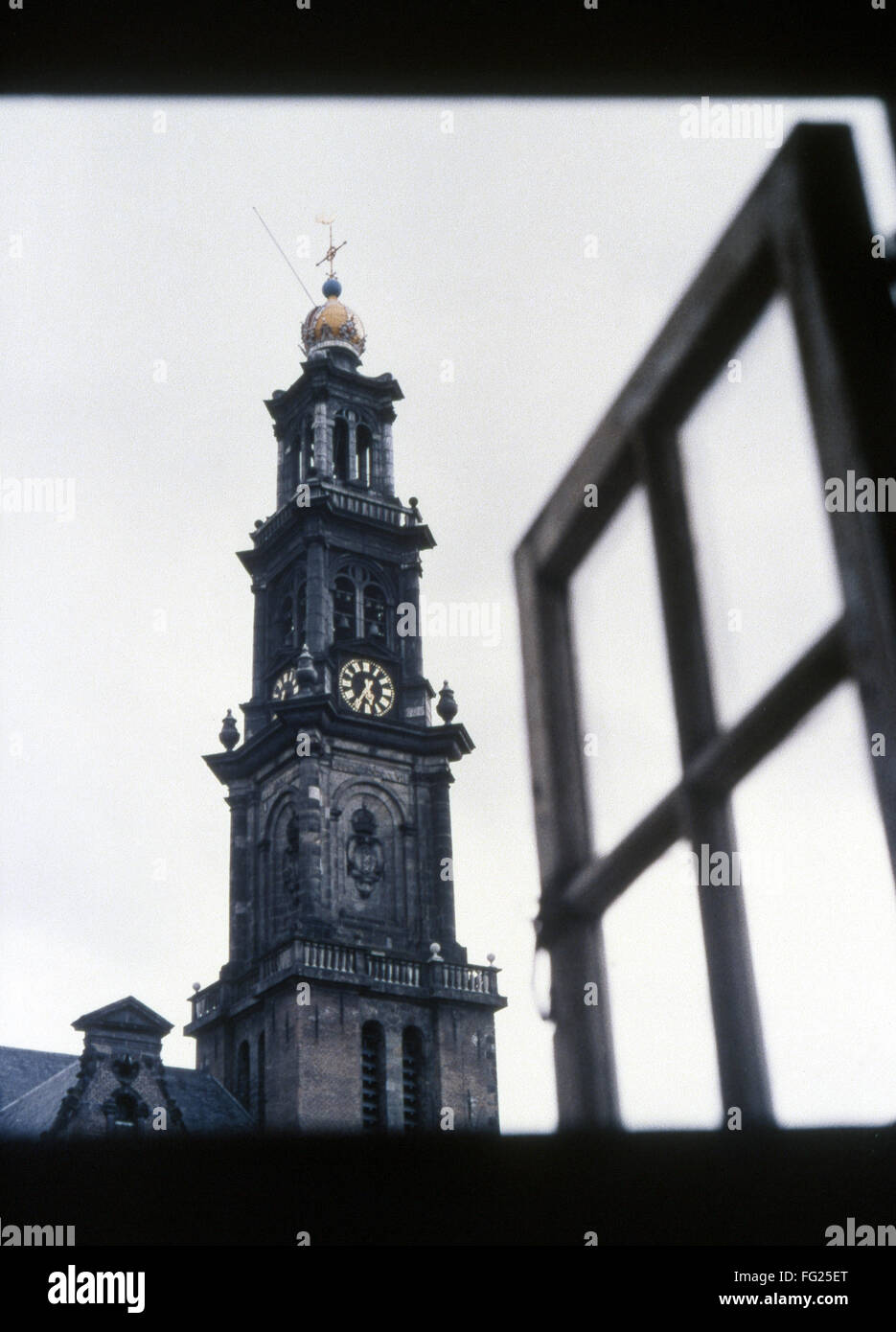 AMSTERDAM: WESTERTOREN. /nThe Westerkerk tower (Westertoren) in ...