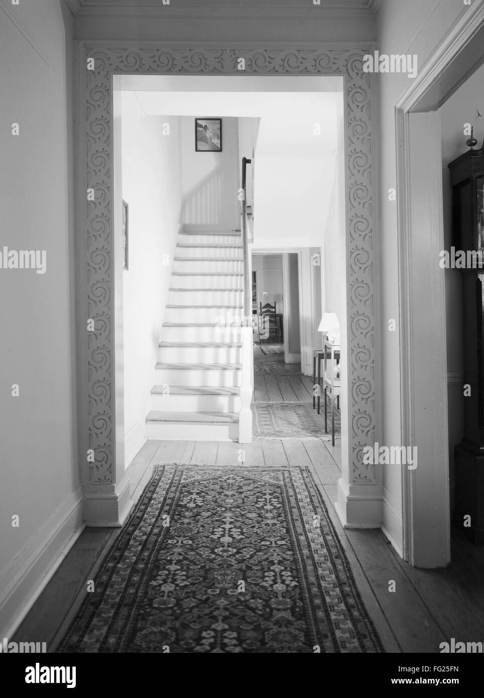 WASHINGTON D.C.: INTERIOR. /nInterior view of the Lenthall Houses in ...