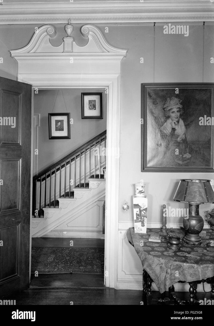 RHODE ISLAND: INTERIOR. /nInterior view of the Lippitt-Green House in ...