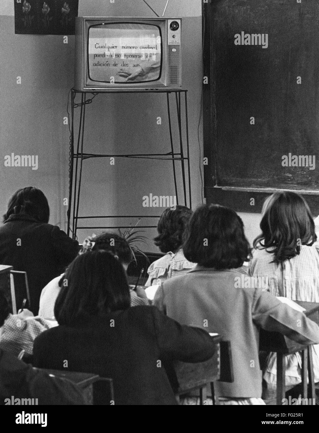 COLUMBIA: CLASSROOM. /nElementary school children learning with a ...