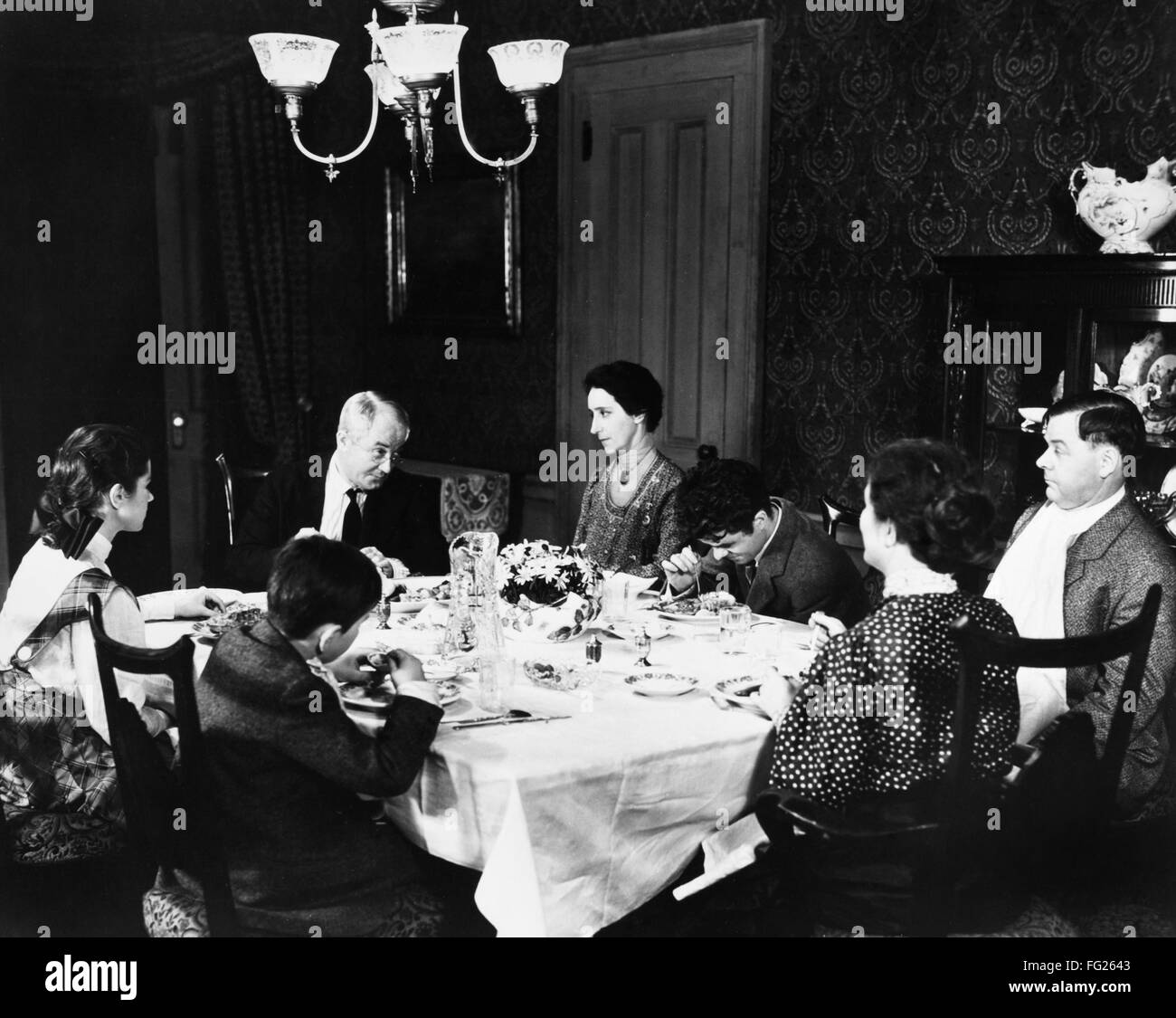 PLAY: AH, WILDERNESS, 1933. /nScene from the play, 'Ah, Wilderness,' by Eugene O'Neill, 1933 ...