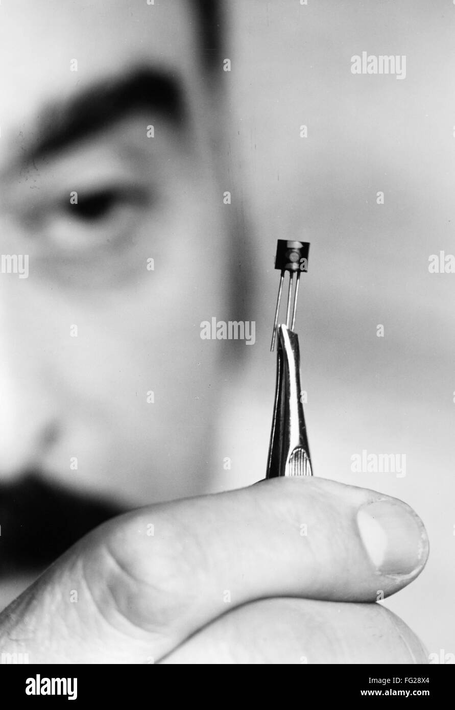 TELEPHONE TRANSISTOR. /nA telephone transistor developed by Bell ...