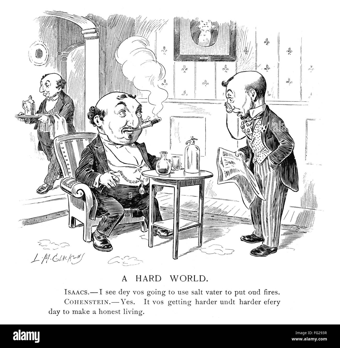 Anti semitic caricature hi-res stock photography and images - Alamy