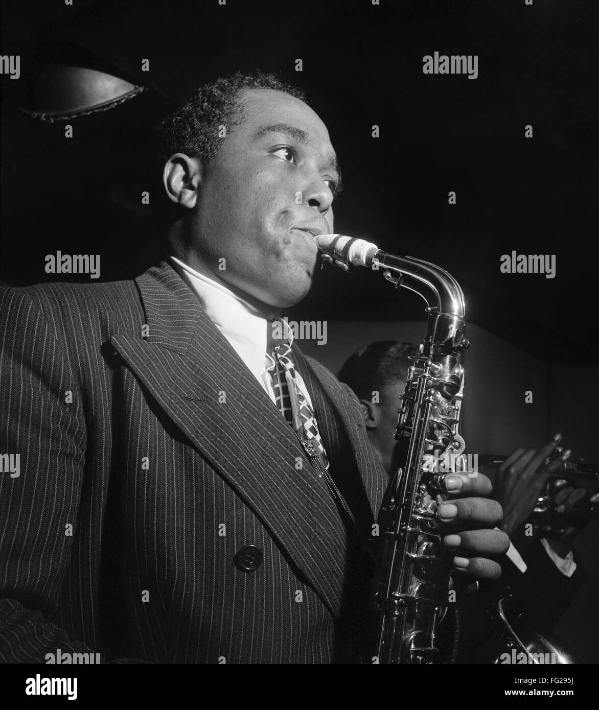 CHARLIE PARKER (1920-1955)./nAmerican jazz musician. Performing at the ...