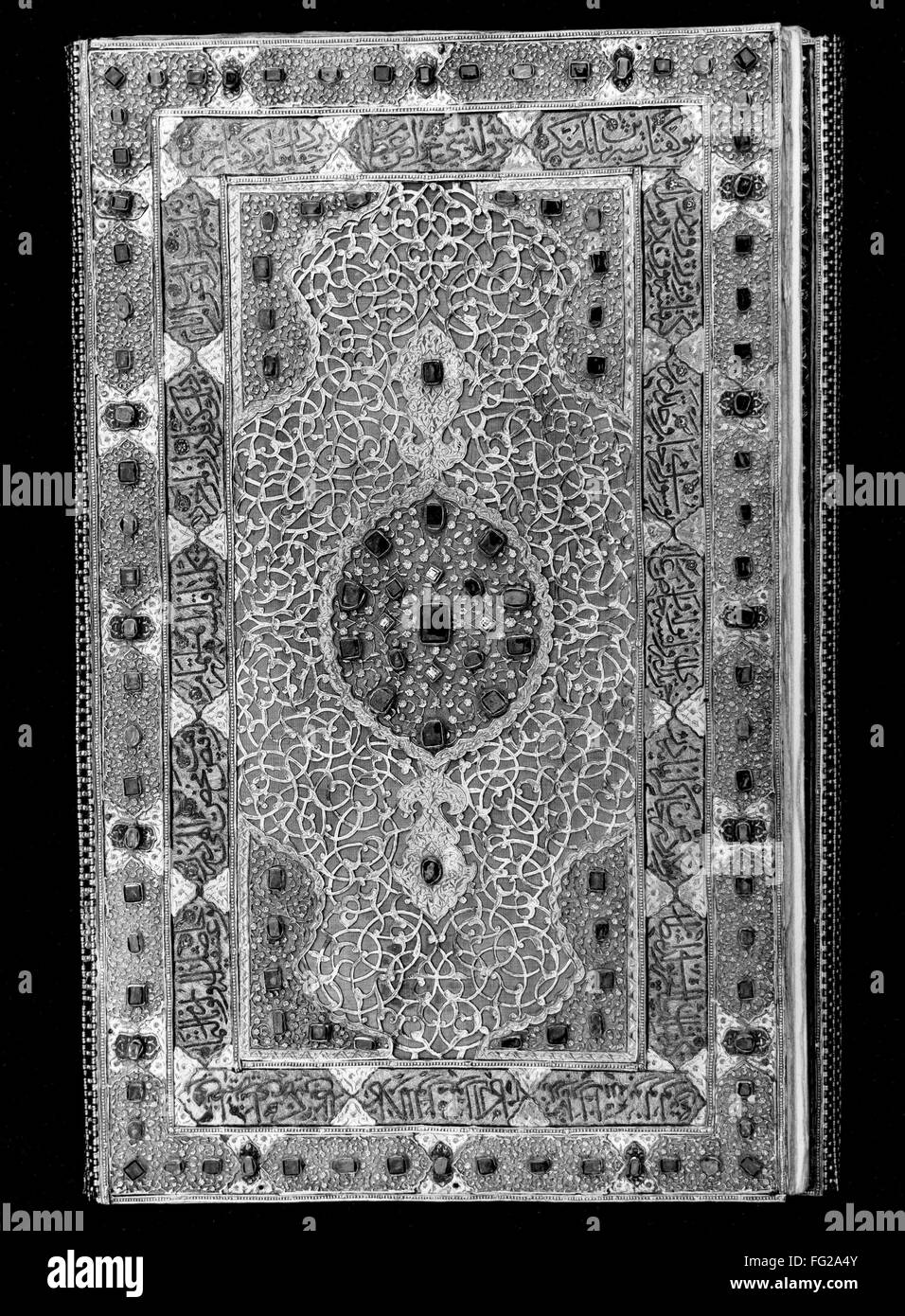 OTTOMAN BOOK COVER. /nJeweled cover of a book of poems owned by Ottoman ...