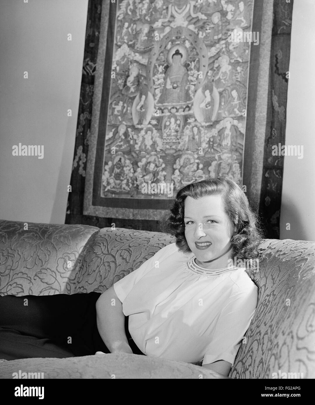 JO STAFFORD (1917-2008). /nAmerican singer. Photograph by William P ...