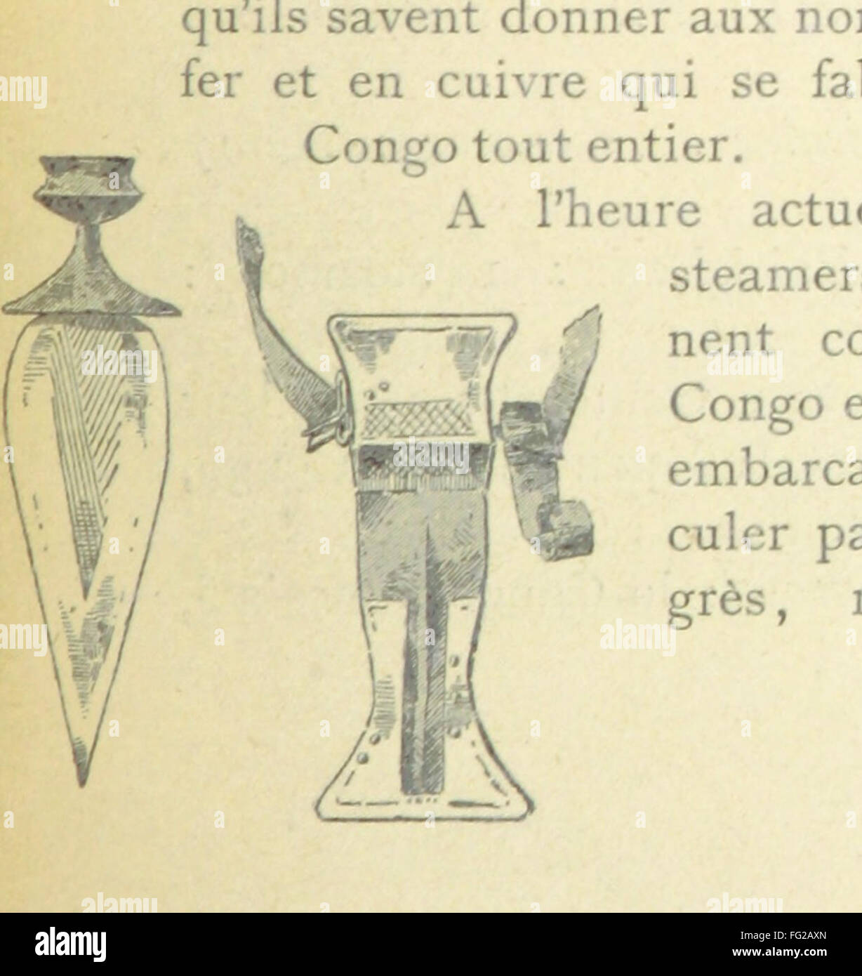 This French vintage book, 'Au Congo,' offers a portrayal of life in the ...