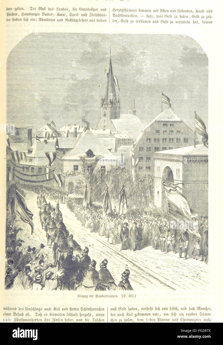 A vintage book featuring illustrations by O. Fikentscher, depicting the ...