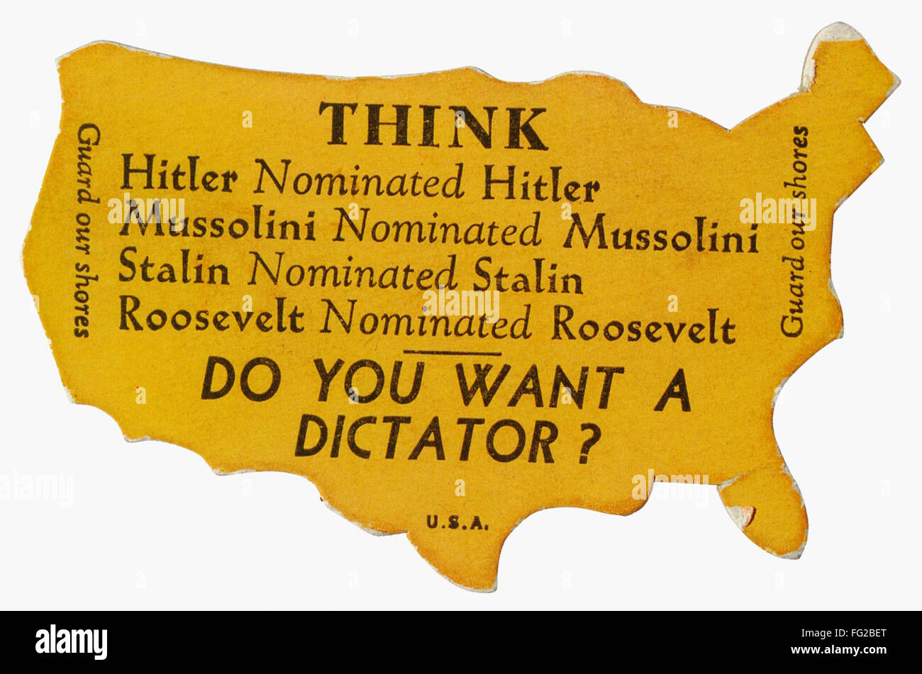 PRESIDENTIAL CAMPAIGN, 1940. /nAnti-Roosevelt memorabilia from the 1940 ...