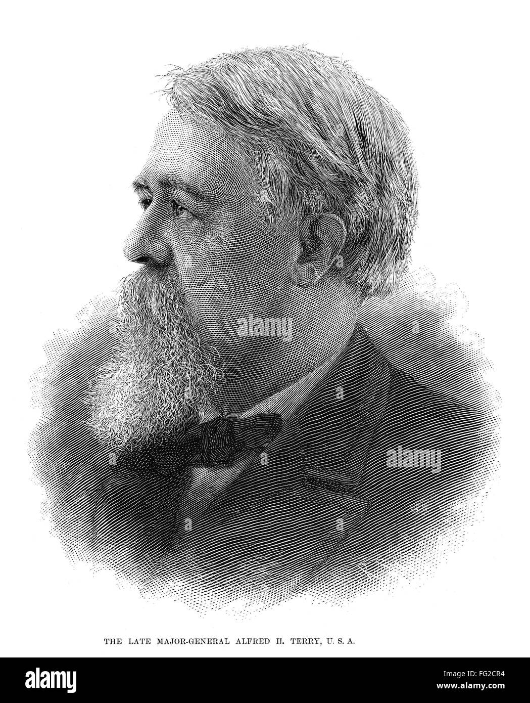ALFRED H. TERRY (1827-1890). /nAmerican army officer. Engraving ...