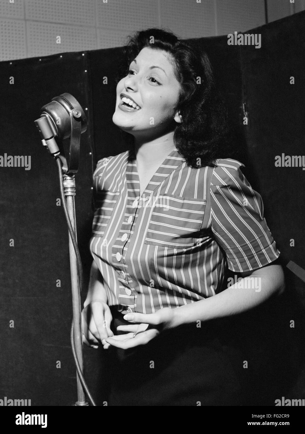 LILY ANN CAROL. /nAmerican singer. Photograph by William P. Gottlieb ...