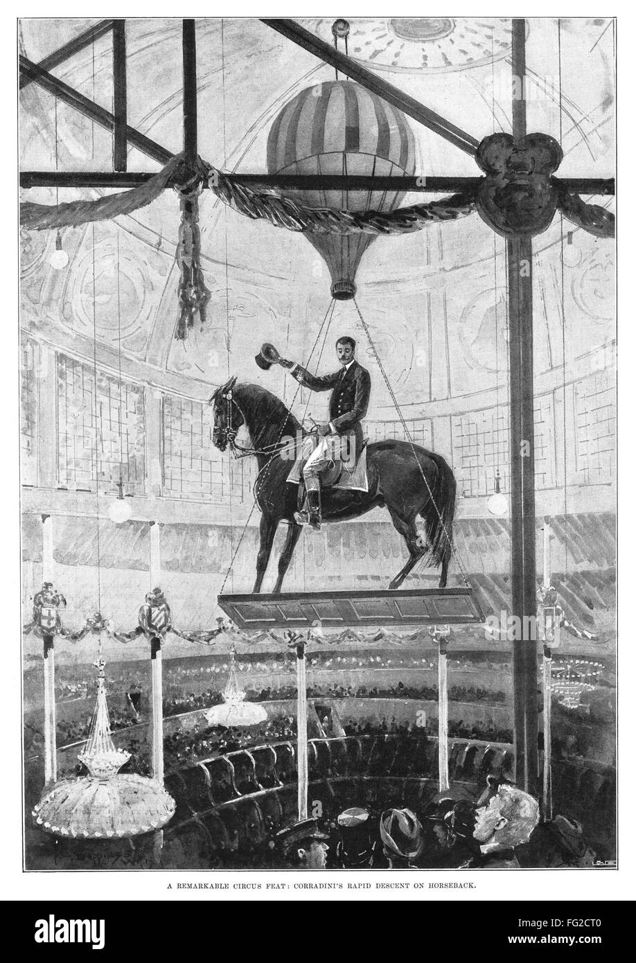 CIRCUS: RIDER, 1898. /nThe Italian circus performer, Corradini ...
