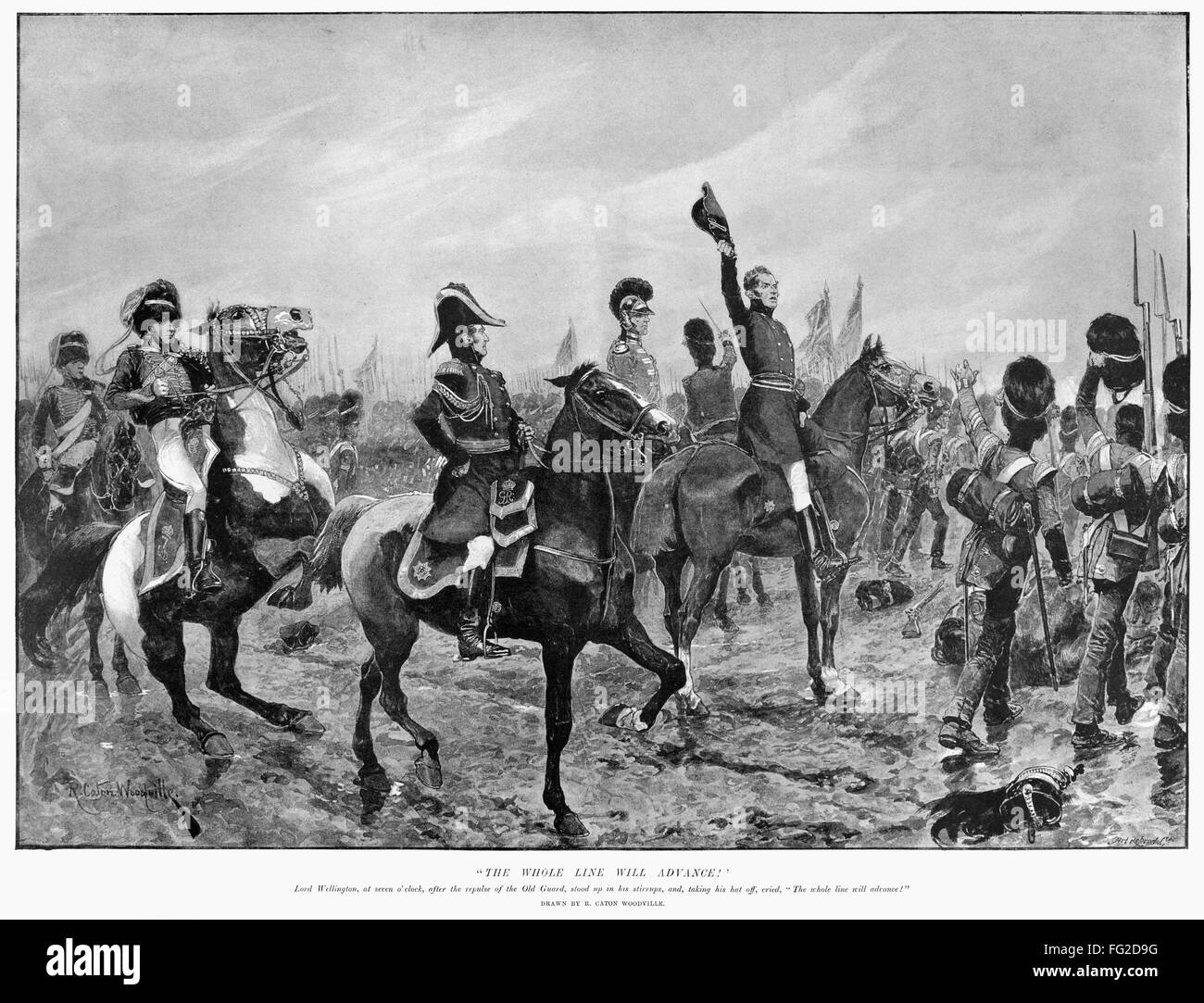 BATTLE OF WATERLOO. /nArthur Wellesley, 1st Duke of Wellington ...