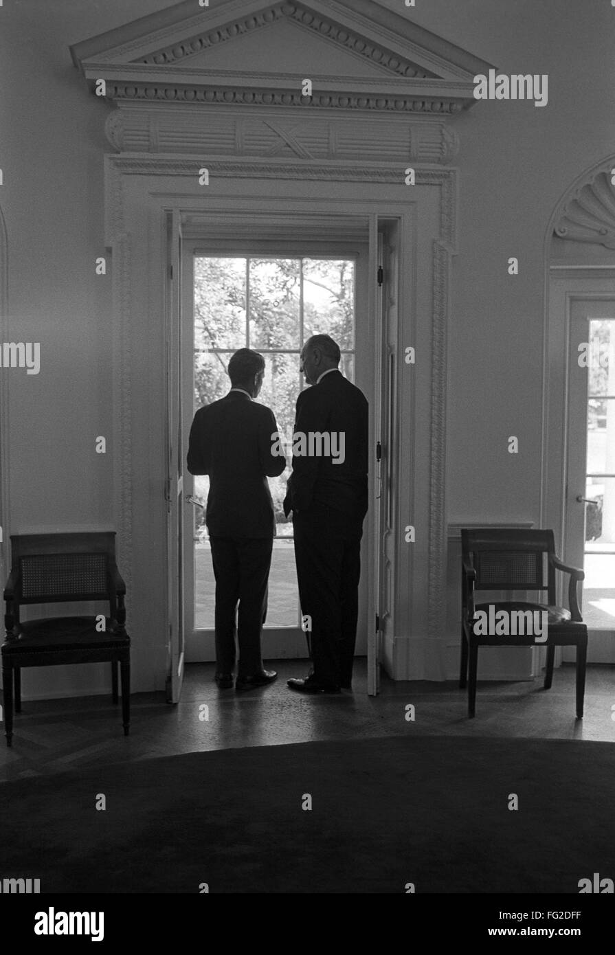 KENNEDY AND JOHNSON, 1964. /nRobert F. Kennedy and Lyndon Baines ...