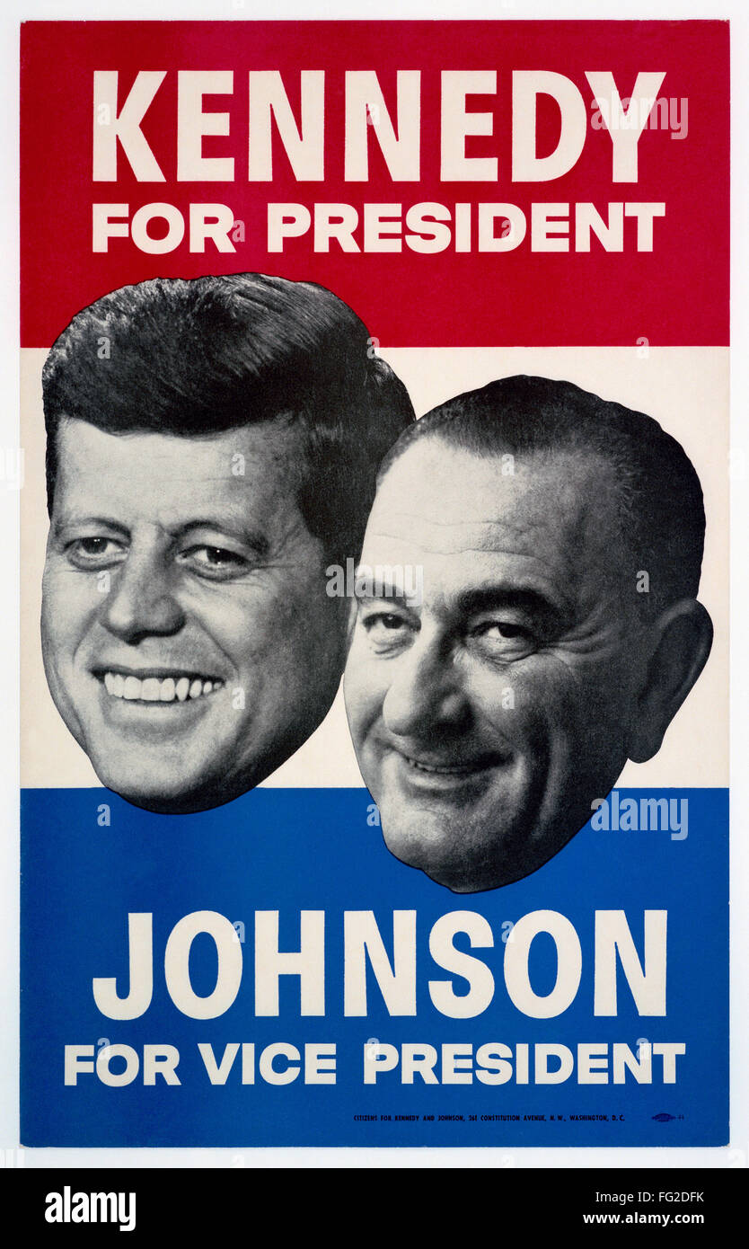 PRESIDENTIAL CAMPAIGN, 1960. /nPoster for the presidential campaign of ...