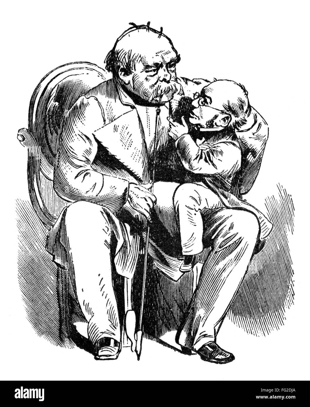 PRINCE OTTO von BISMARCK /n(1815-1898). Prince Otto von Bismarck ...